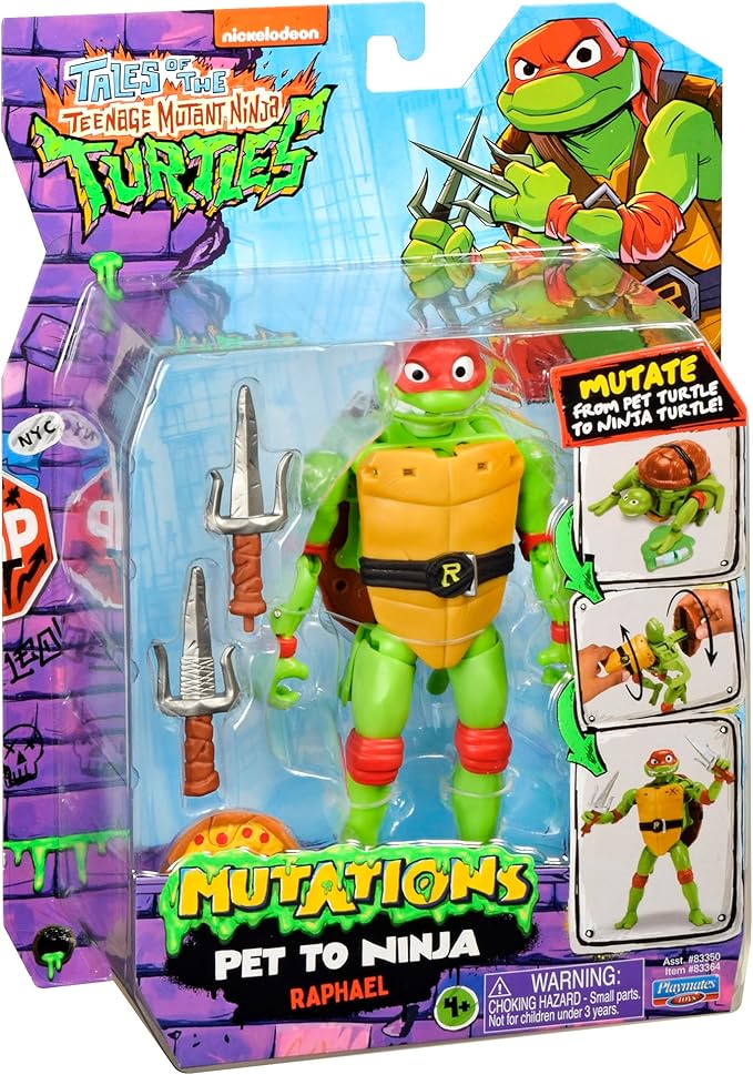 Tmnt Movie Raphael Figura De Acción Deluxe Twist Mutant GRADO A ...
