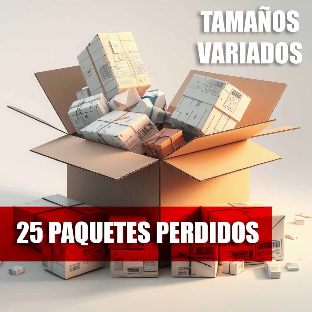 CAJA DE PAQUETES SORPRESA (PAQUETES PERDIDOS) — LiquiMart México